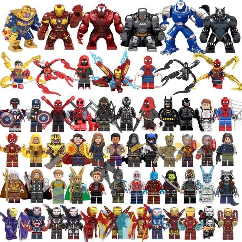 Marvel Compatible with Lego Avengers Iron Man Super Hero Captain ...