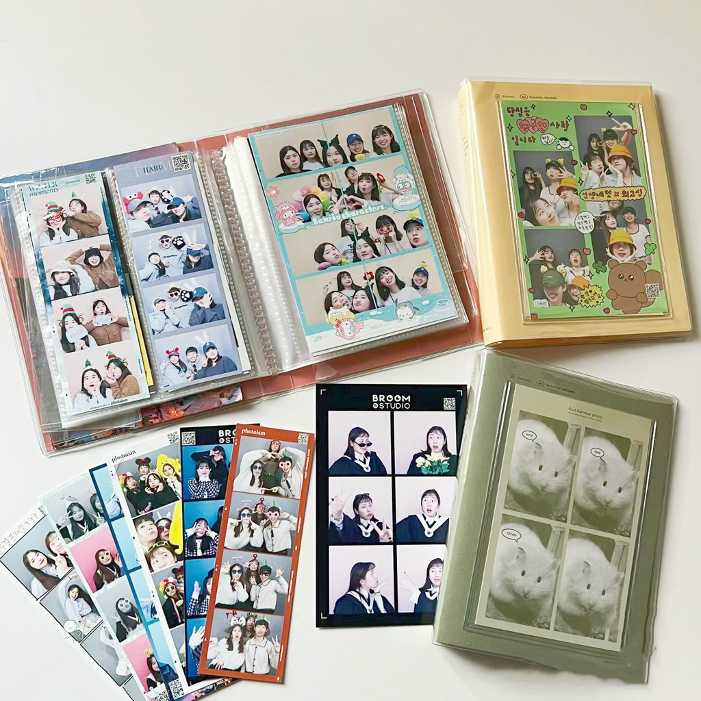 4Cut ALBUM PHOTOSTRIP 6inch Idol Photocard Collect Book 20 Pages 4 ...