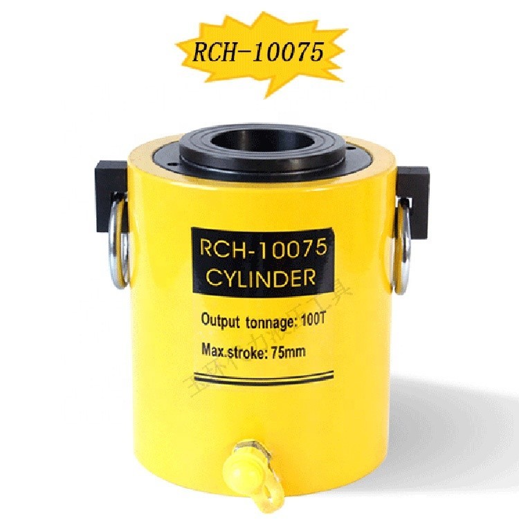 Hollow Hydraulic Cylinder RCH-10075 Hydraulic Pressing Machine Hollow ...