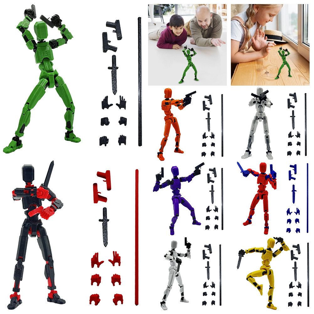 Multi-Jointed Movable Robot 3D Printing Movable Shapeshift Robot Dummy ...