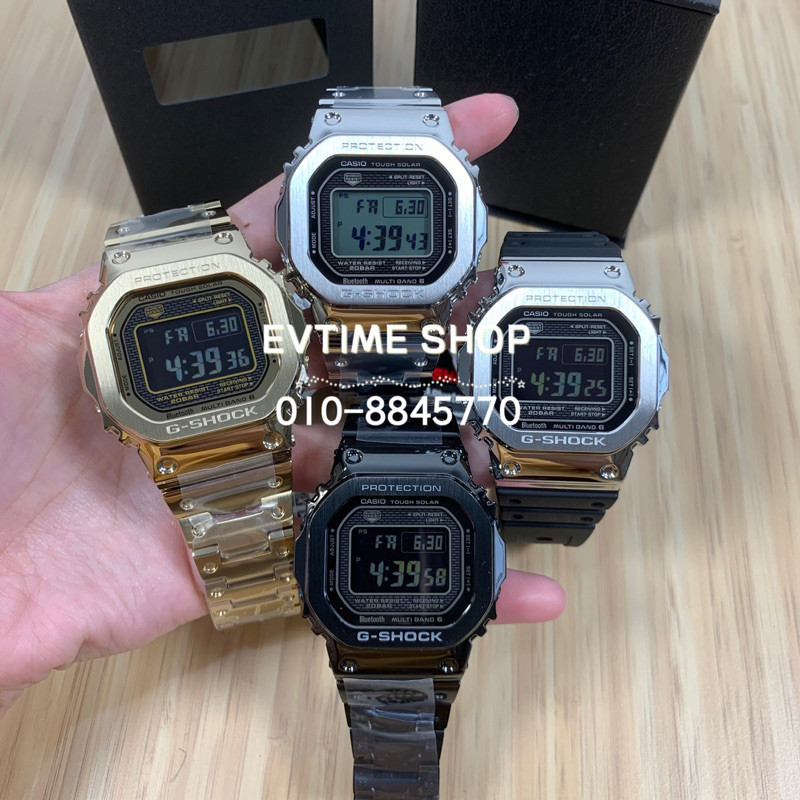 CASI*O G-SHOCK GMW-B5000-1 Steel Sports Watch Silver all black ...