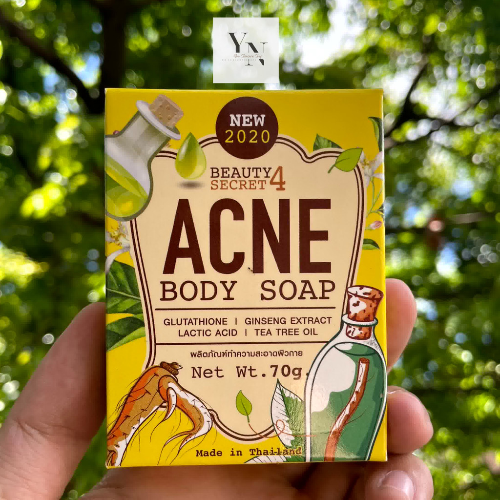 Beauty Secret ACNE BODY CLEAR SOAP 70G FROM THAILAND | Shopee Philippines