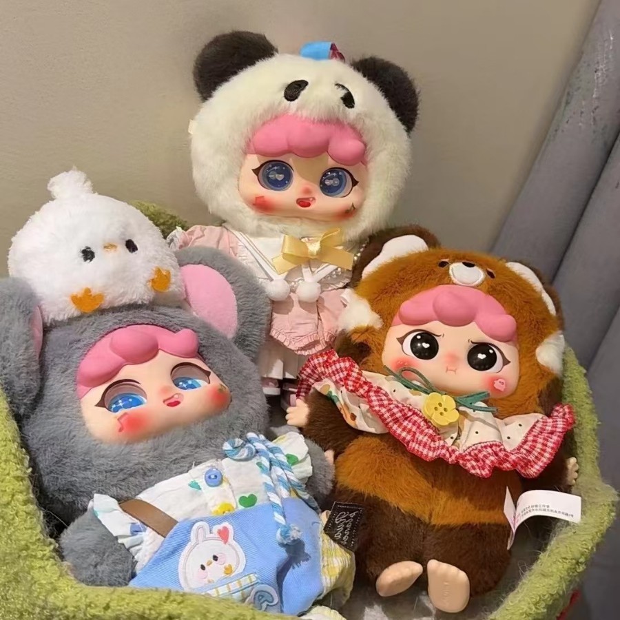 Migo Bedtime Story Mini Plush Blind Box Keychain Toy, Cute Collectible ...