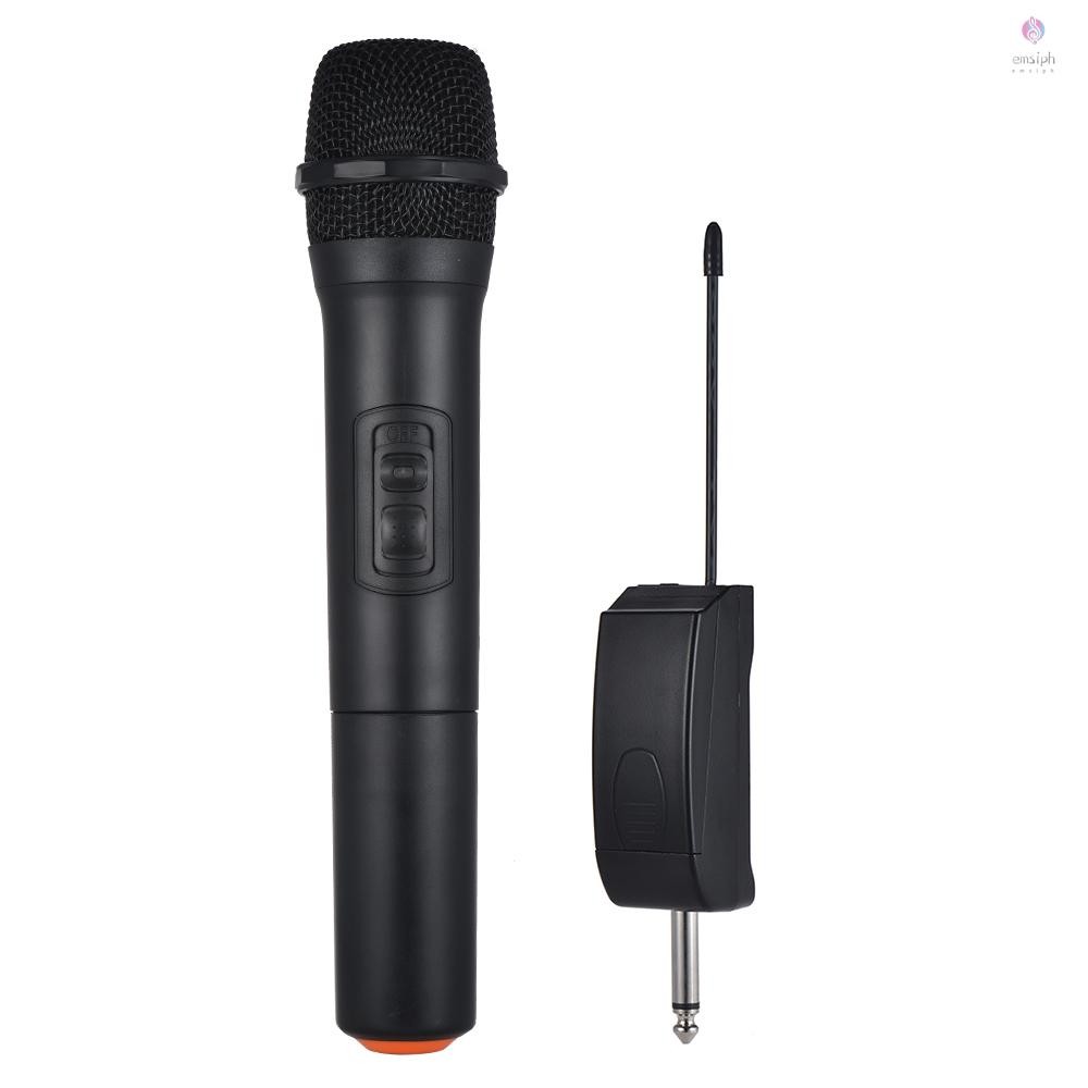 VHF Handheld Wireless Microphone Mic System 5 Channels for Karaoke ...