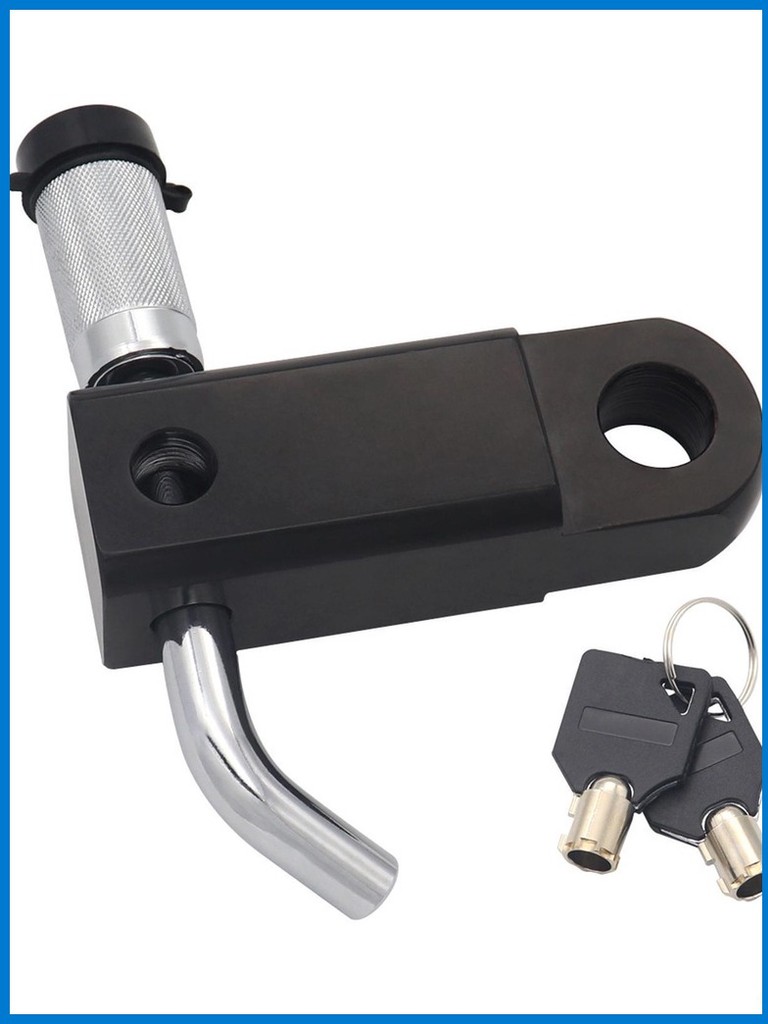 Hitch Locking Pin with Keys for Heavy-duty Trailer Extra Long Silver ...
