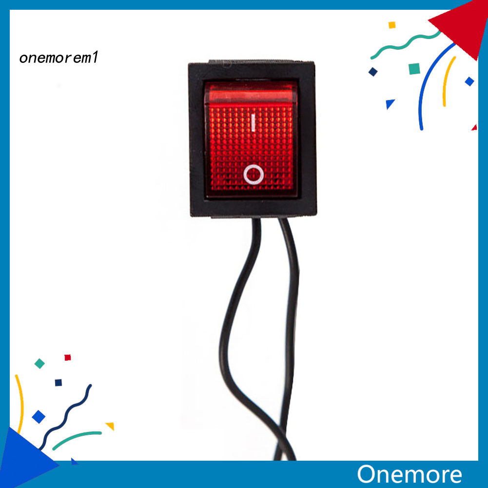ONEM DC 12V Rectangle On/Off Electric Rocker Power Switch Accessories ...