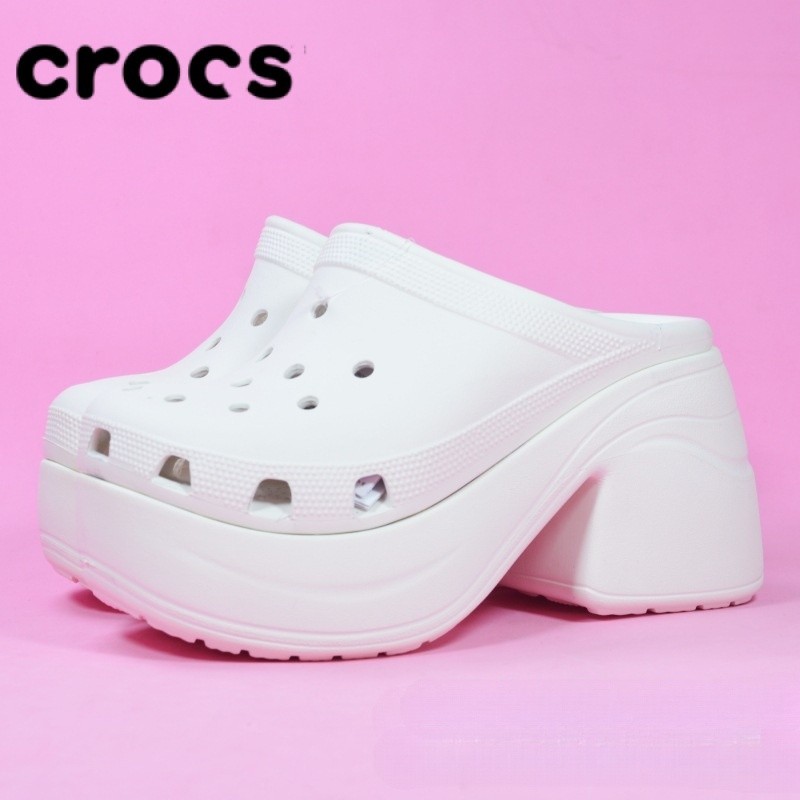 Crocs Clog Hole Shoes Mermaid Shoes Platform High Heel Women's Shoes ...