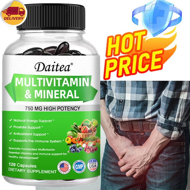 Daitea Multivitamins and Minerals To Support Energy, Immune and Muscle ...