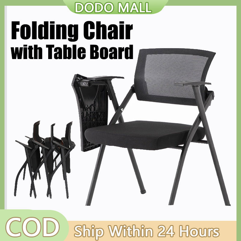 Folding Chair with Table Board Meeting room Student Chair office Chair ...