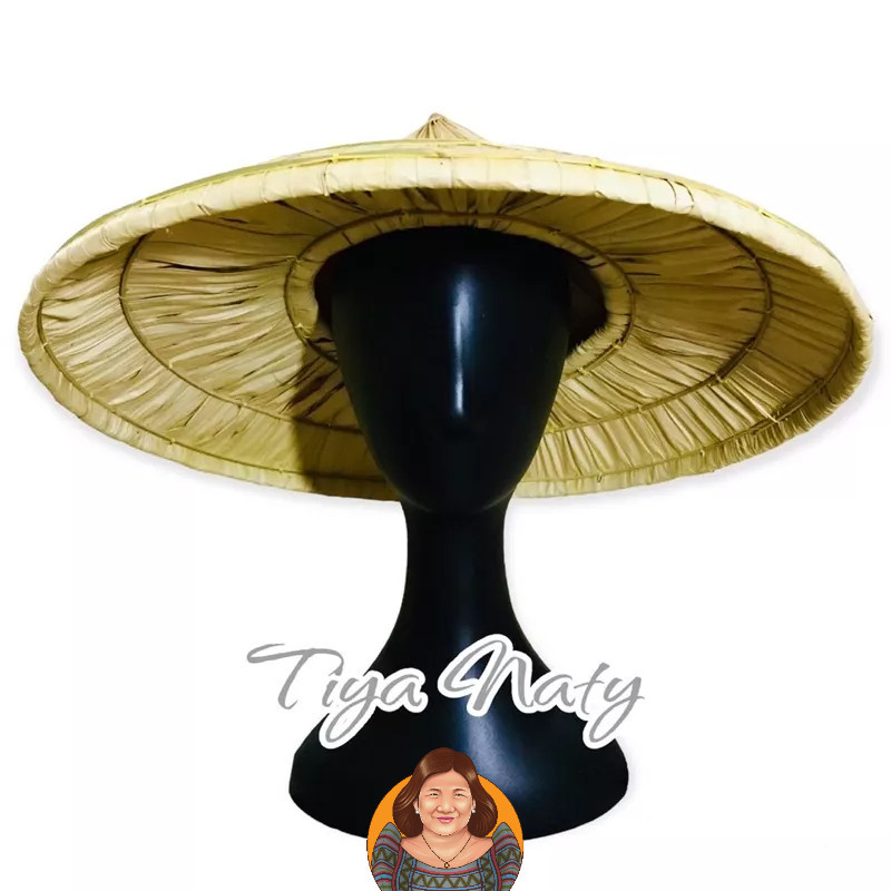 TIYA NATY Native Salakot Nipa Farmer Hat Buwan ng Wika Traditional ...