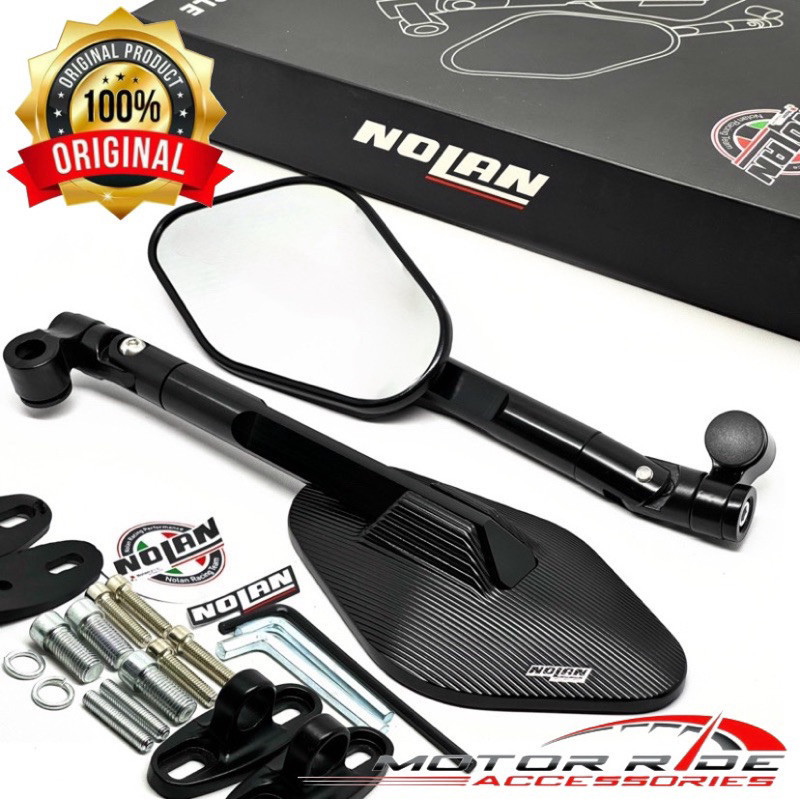 Nolan Mirror OCTAGON Model FULL CNC Motorcycle PCX NMAX VARIO MIO ...