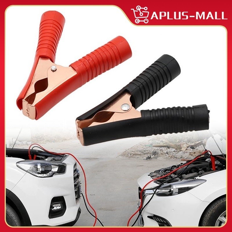 2pcs Alligator Clips Battery Clip Heavy duty Copper Battery Test ...