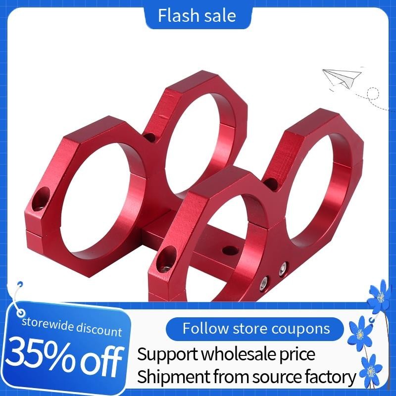 Red 55-70mm Aluminum Dual Fuel Pump Clamp Cradle Mounting Bracket for ...