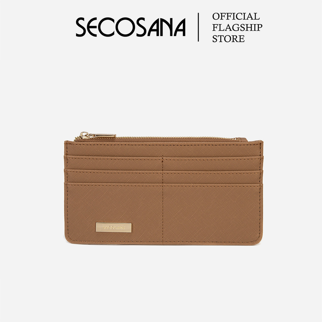 SECOSANA Mabba Plain Slim Long Wallet | Shopee Philippines