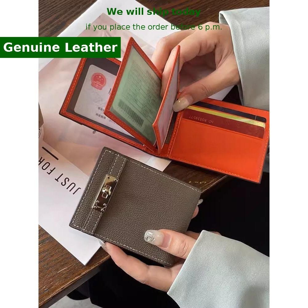 Cowhide Document Card Holder Slim Card Storage Bag High-Quality ...