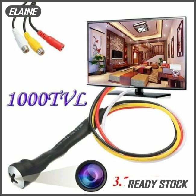 Elaine Smallest Mini Screw 1000TVL HD CCTV Spy Hidden Pinhole Micro ...