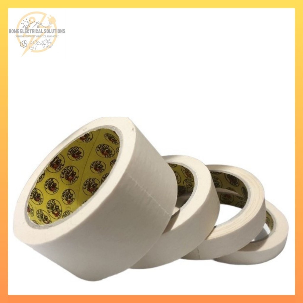 Masking Tape 20meters 10mm, 12mm, 20mm, 30mm | Shopee Philippines