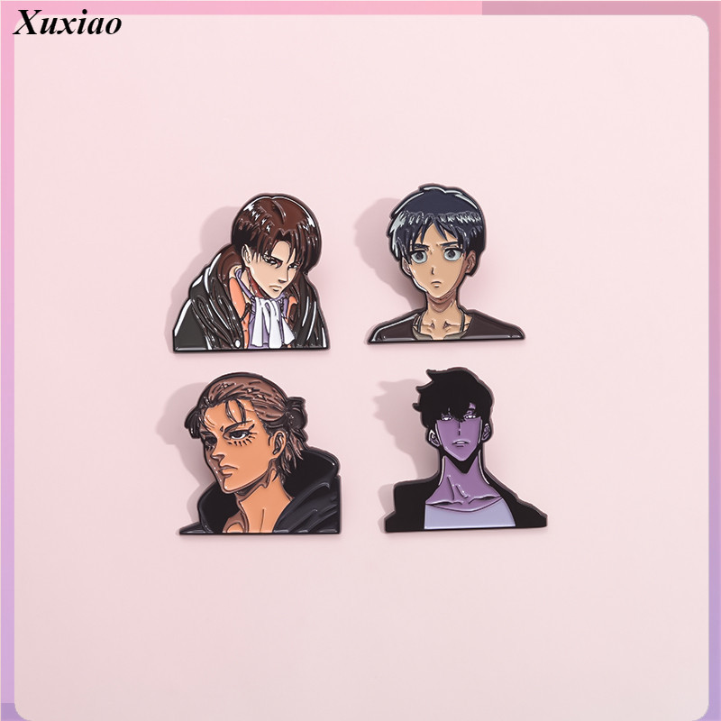 Animation peripherals Attack on Titan enamel brooch anime character ...