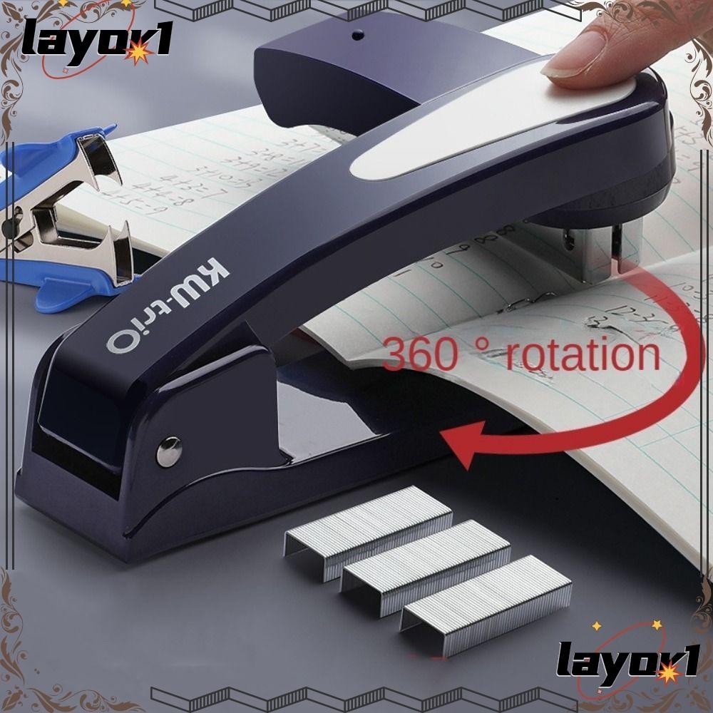 LAYOR1 360 Degree Rotary Stapler Multifunctional Heavy Duty Stapler ...