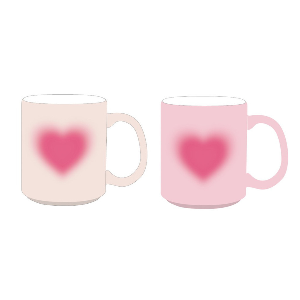 MINISO Pink Romance Series Ceramic Mug 350mL 2 Assorted M | Shopee ...