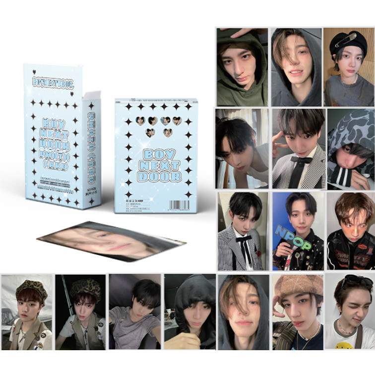 50-55pcs BOY NEXT DOOR Photocards Laser Holographic Lomo Cards ...