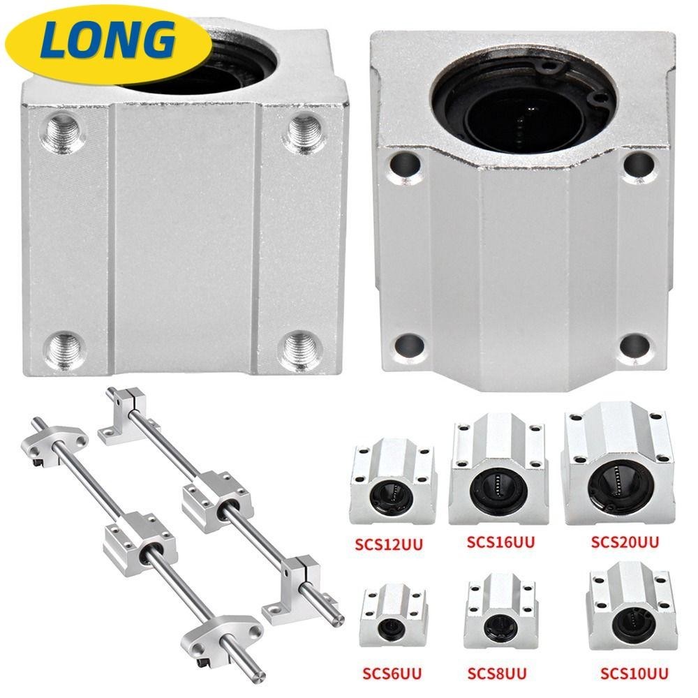 LONNGZHUAN Linear Ball Bearing, CNC Router SCS16UU SCS20UU Slide Bushing Block, SCS8UU SCS10UU ...