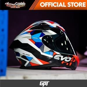 EVO HELMET M1-01 GLAZE full face Dual Visor With Free Clear Lens ...