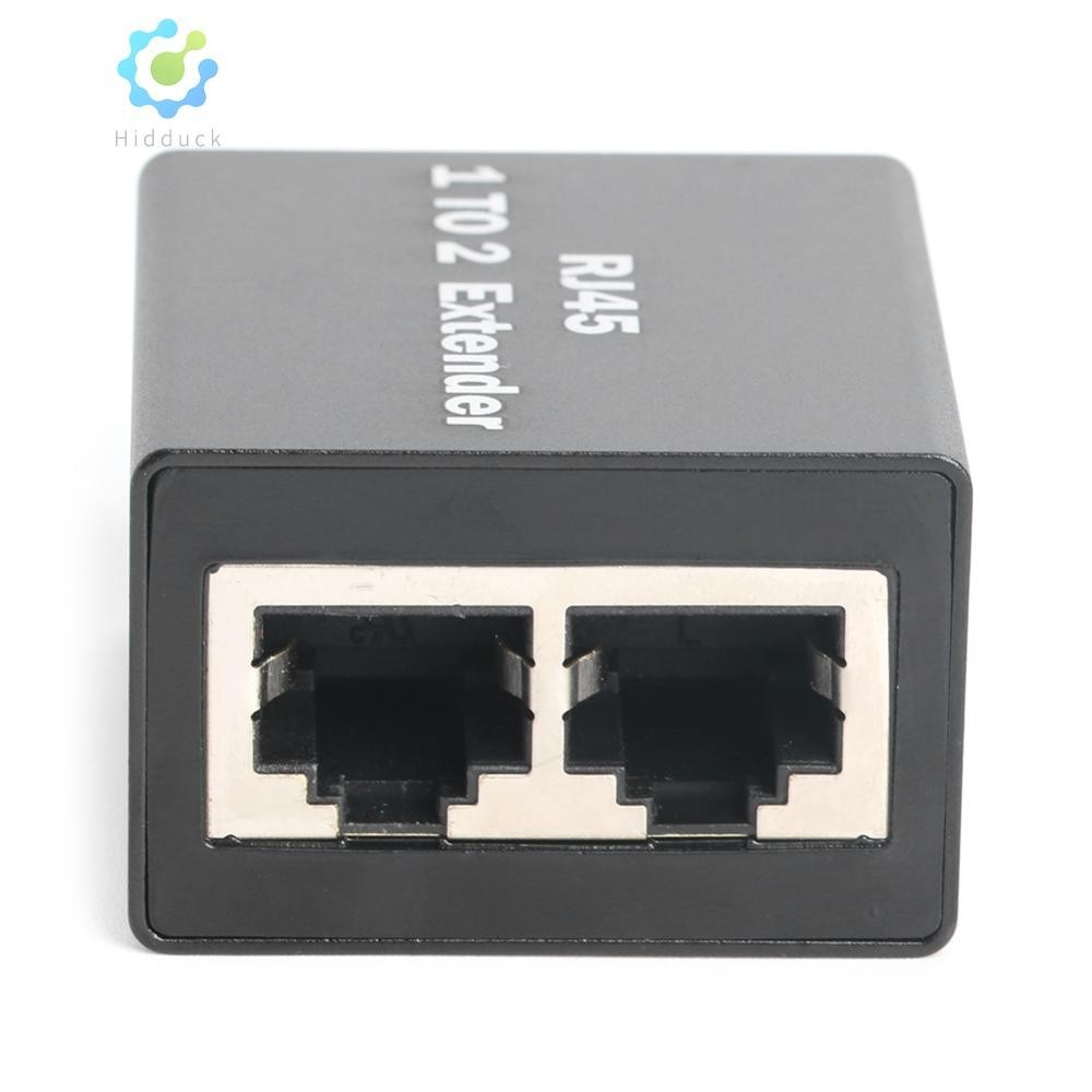 1 To 2 Ways RJ45 Female Splitter LAN Ethernet Network Adapter Cable ...