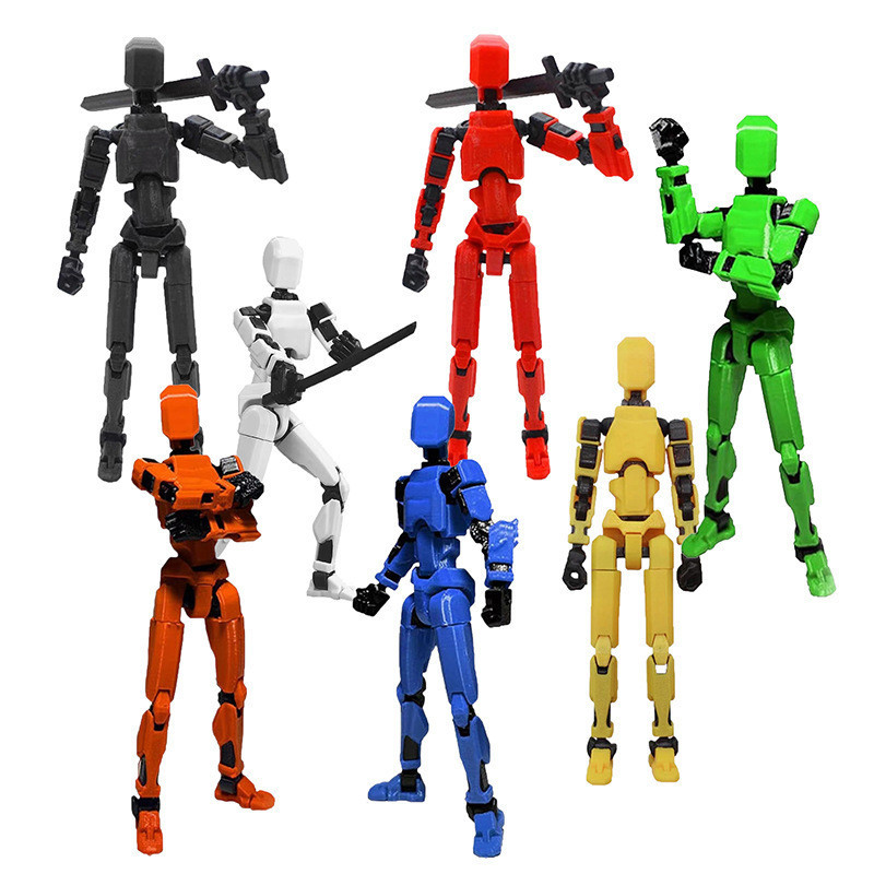 T13 Figure Lucky 13 Action Figure Titan 13 3D Printing Model Assembly ...