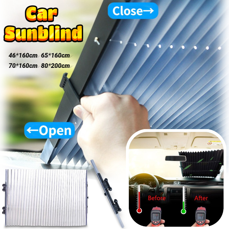 Car Sunblind Car Front Windshield Insulation Board Car Automatically ...