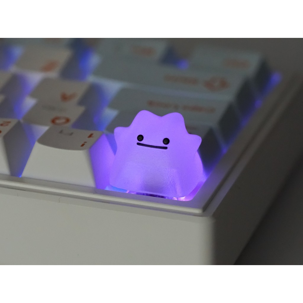 Crystal Ditto Mechanical Keyboard keycap, pokemon keycap, Retail keycap ...