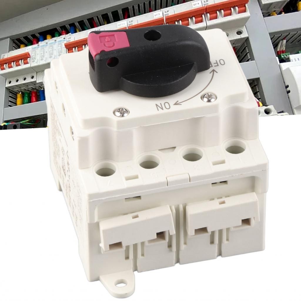 Supergoodsales Photovoltaic DC Isolator Switch 4P Copper Terminal PC ...
