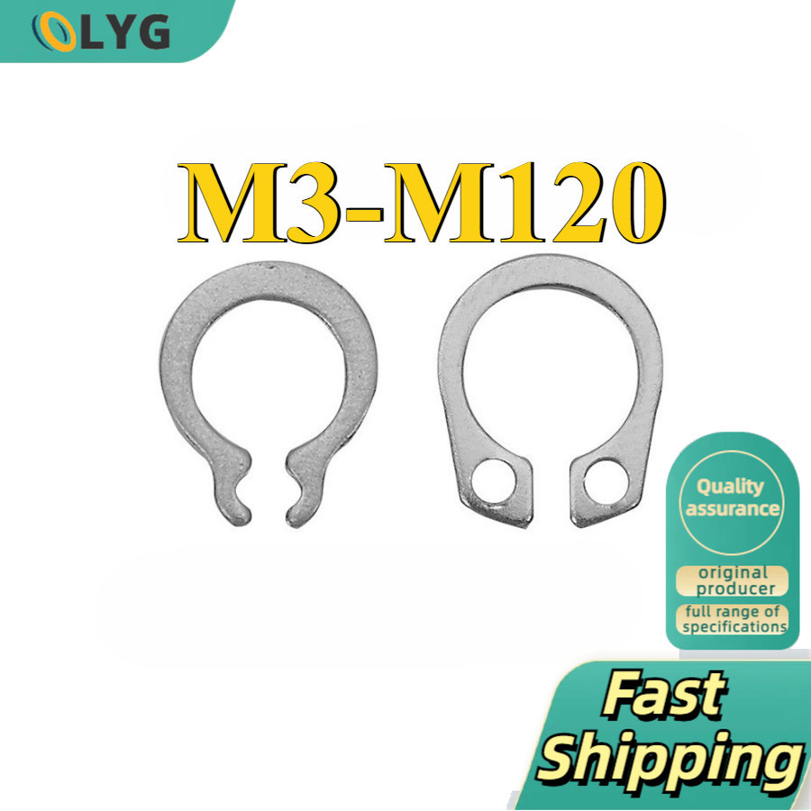 [Fast Shipping]M3-M120 Phanh trục inox 304/65Mn, phe gài trục, vòng phe phi | Shopee Philippines