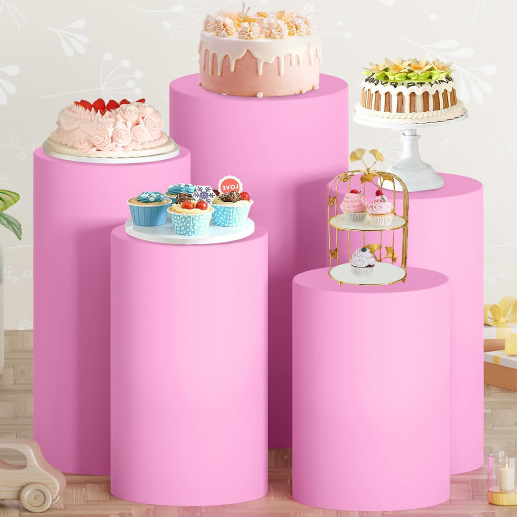 Spandex Cylinder Pedestal Cover Cylinder Covers Stretchy Pedestal ...