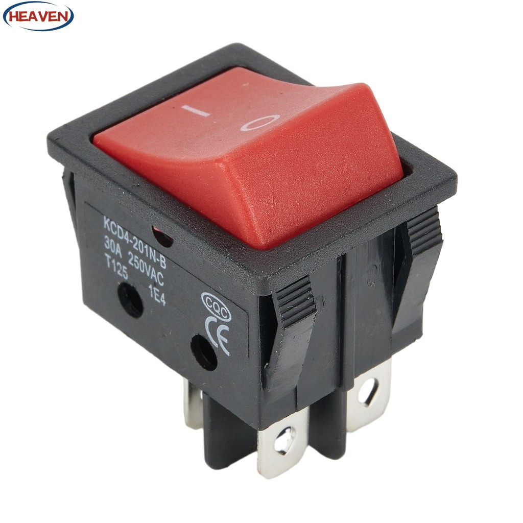 Welding Machine Power Switch 30A 250VAC Electric Heater Switch 4Pin ...