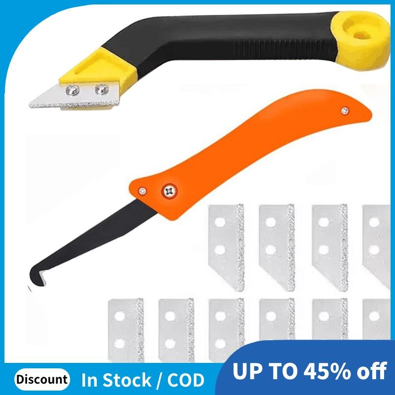 Best Sell Set Of 12 Grout Scraper Tools Folding Hook Knife Grout Saw ...