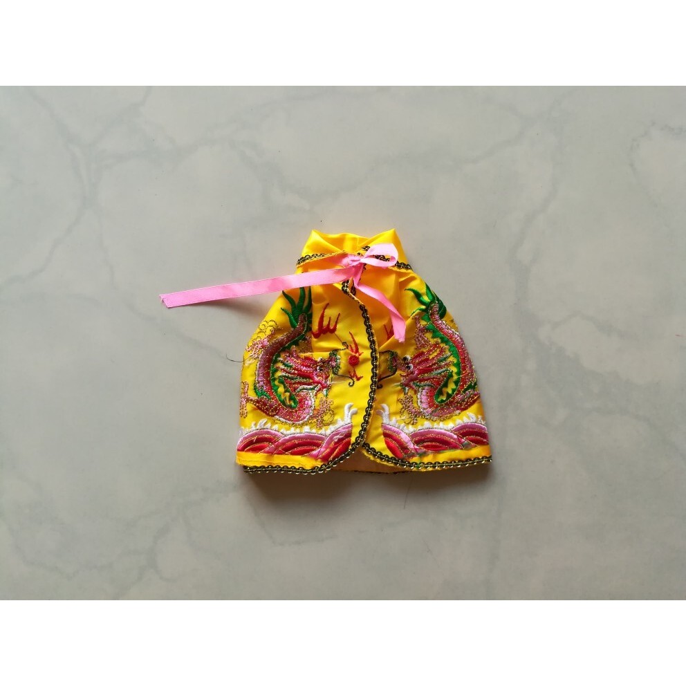 Buddha Statue Cloak Cloak Little Yellow Dragon Robe Yellow Dragon Robe ...