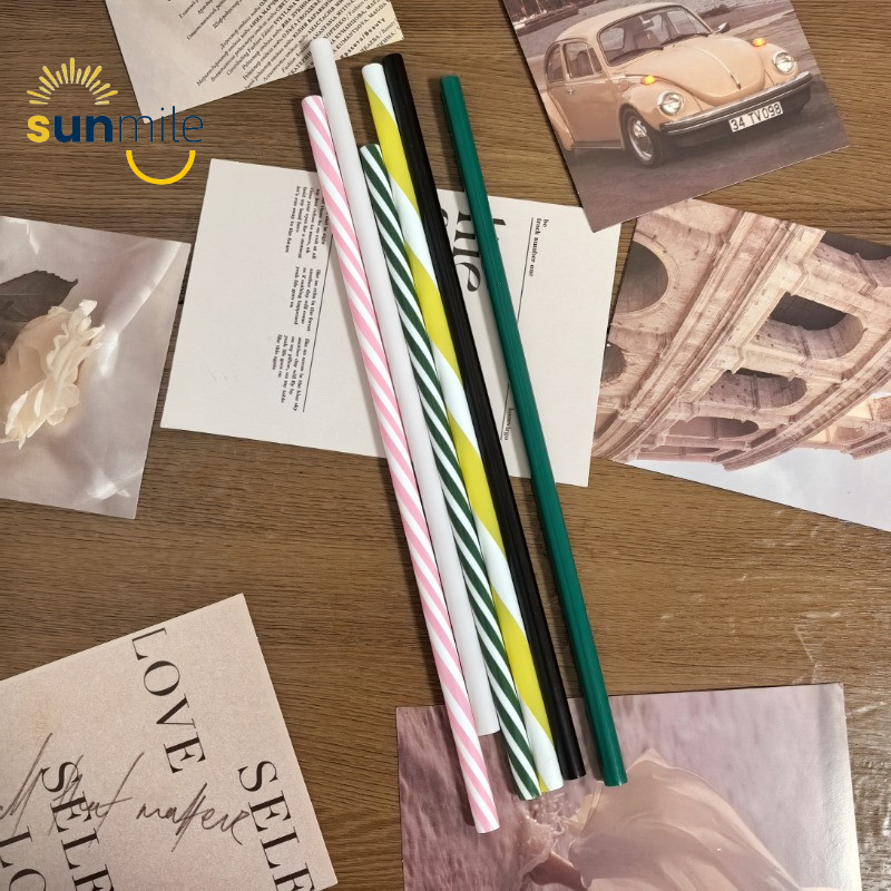 Universal Straw with Brush Reusable Environmentally Friendly Pink Green ...