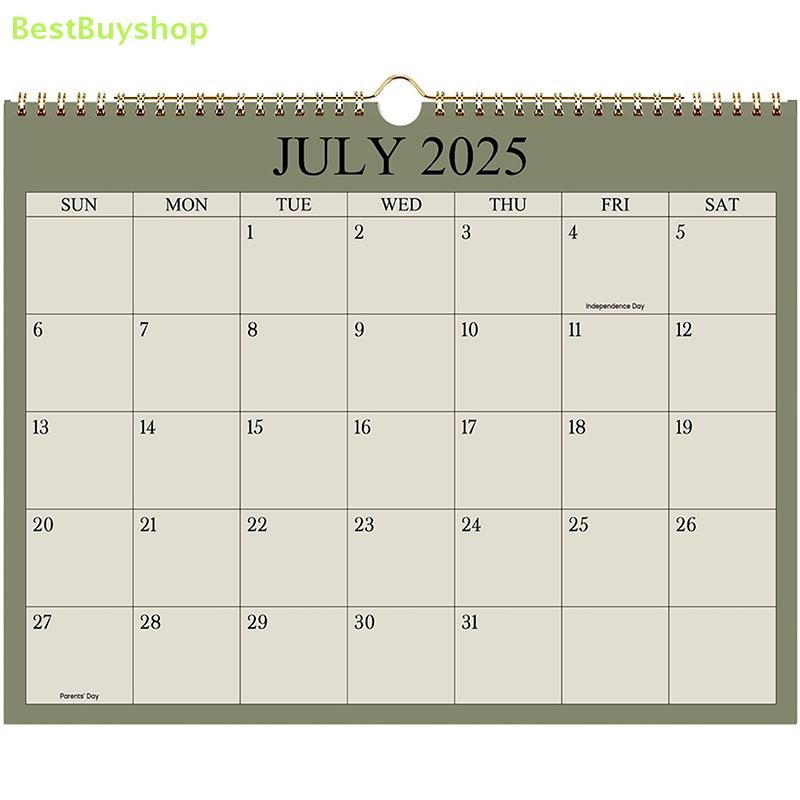 BBS Bless Simple 2025 Daily Monthly Calendar Home Decoration Wall ...
