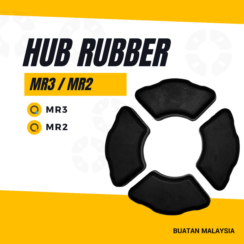 MR3 HUB RUBBER SET - MR2 MR3 KRISS 110 EURO3 EURO 3 SPROCKET HUB GETAH ...