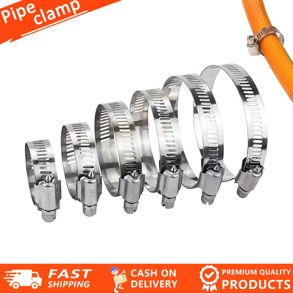 304 adjustable stainless steel pipe clamp Hose Clamps, pipe clamp ...