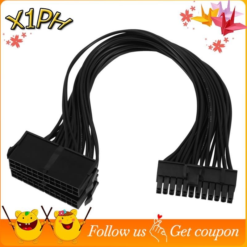 [j104ly5tzj6m] Power Supply Splitter, Dual PSU Cable Adapter 24 Pin 20 ...