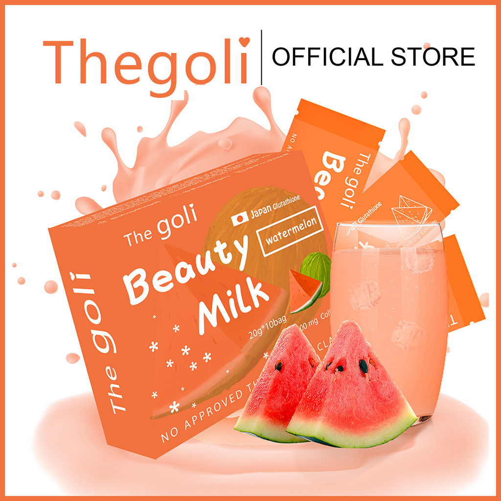 Thegoli Beauty Milk Premium 1 sachet Japanese Glutathione Strawberry ...