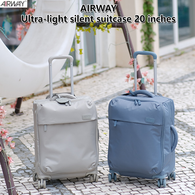 Airway Ultra Light Silent Suitcase 20 inch luggage box Universal Wheel ...