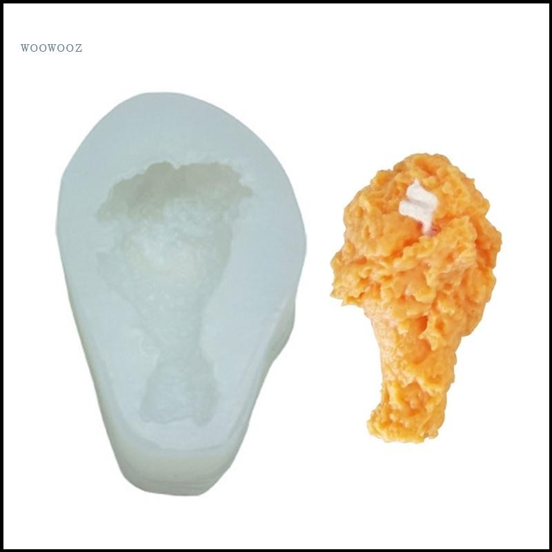 WOOW Fried Chicken Leg Food Molds Soap Molds Moulds for Gypsum ...