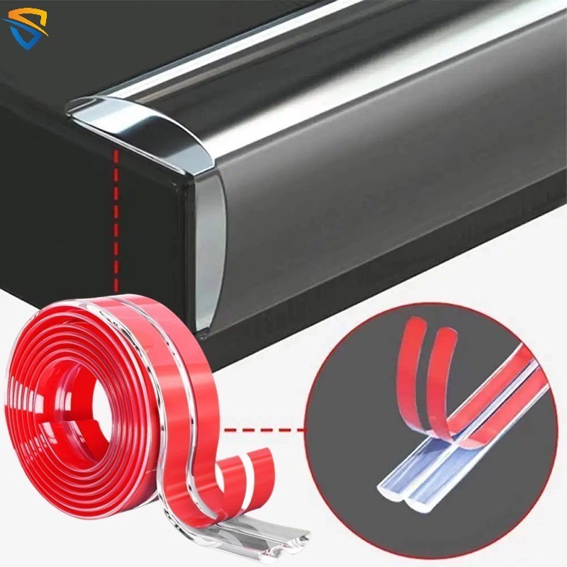 Table Edge Guard Furniture Corner Silicone Protector Strip Self ...