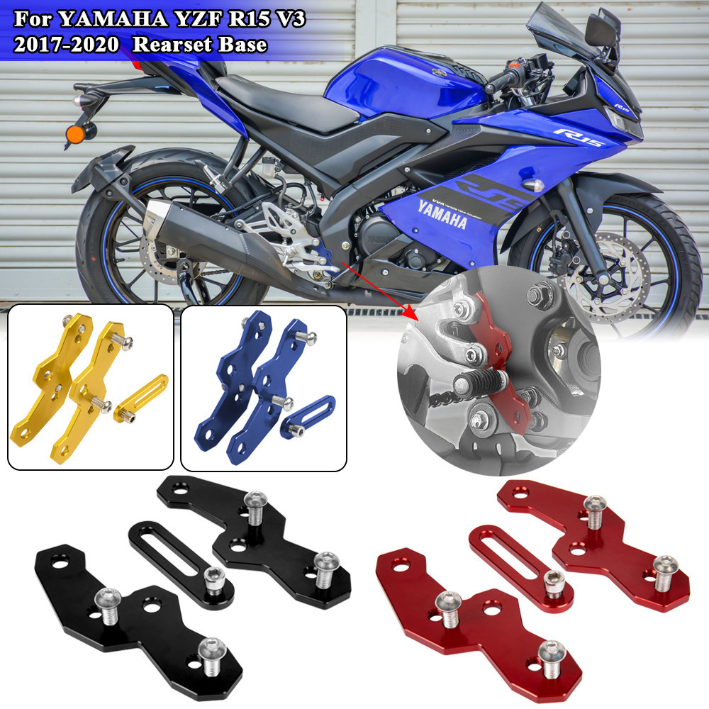 Motorcycle Rearset Base Footrest Footpeg Foot Pegs Pedals Bracket for ...