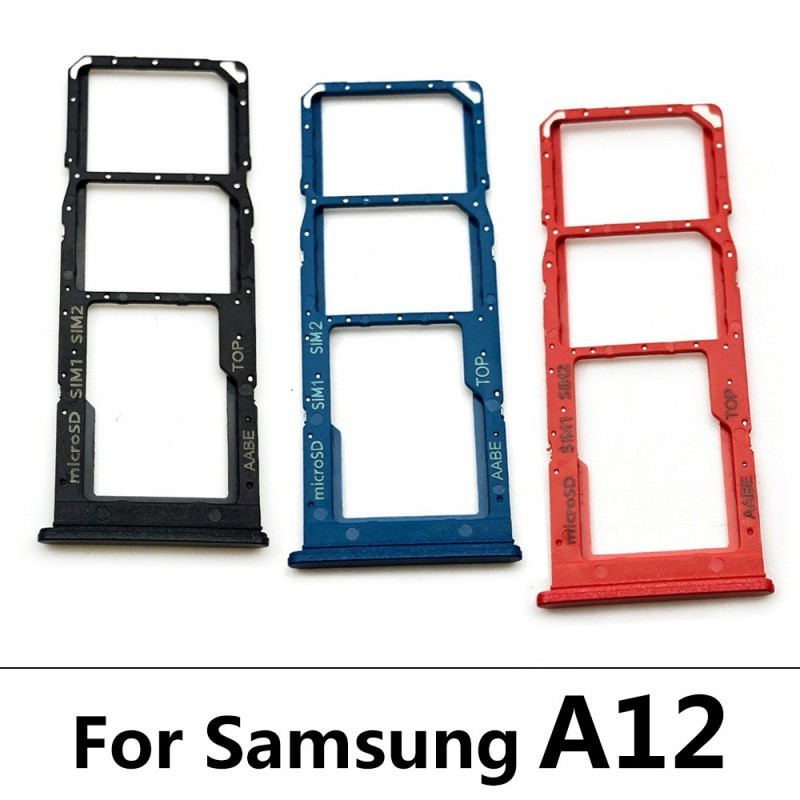 New For Samsung Galaxy A01 Core A11 A12 Dual Sim Card slot tray Holder ...