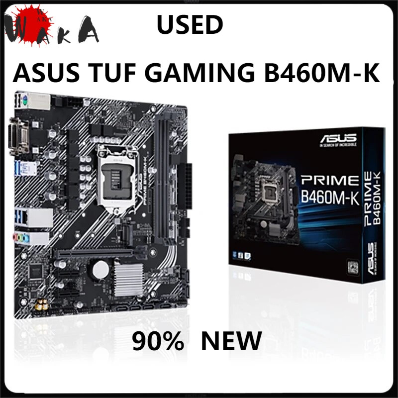 New ASUS TUF GAMING B460M-K MATX Intel B460 DDR4 LGA 1200 CPU ...
