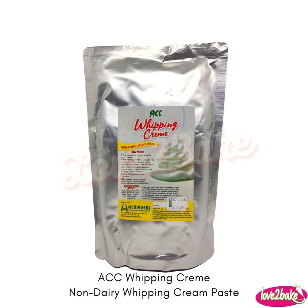 ACC Whipping Creme Non-Dairy Cream Paste 1kilogram | Shopee Philippines